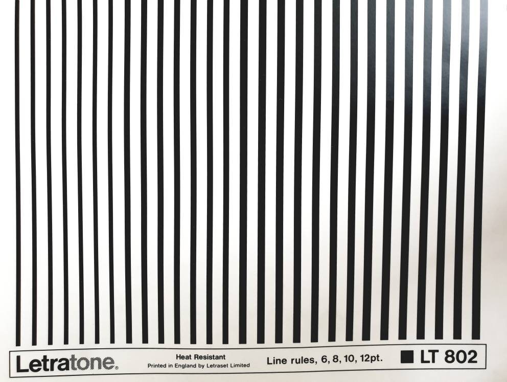 LINES / LINE RULES letraset Numbers From LT219 LT950 - Etsy UK