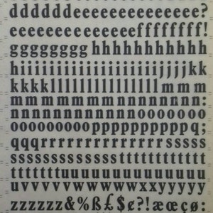PLANTIN BOLD CONDENSED (10pt/12pt/20pt/24pt/36pt) Mecanorma Letter ...