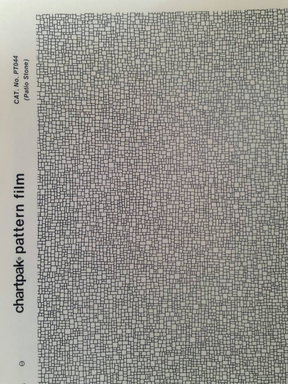 PATIO / STONE PATTERNS Manga Screentone Chartpak Shading & Pattern Film ...