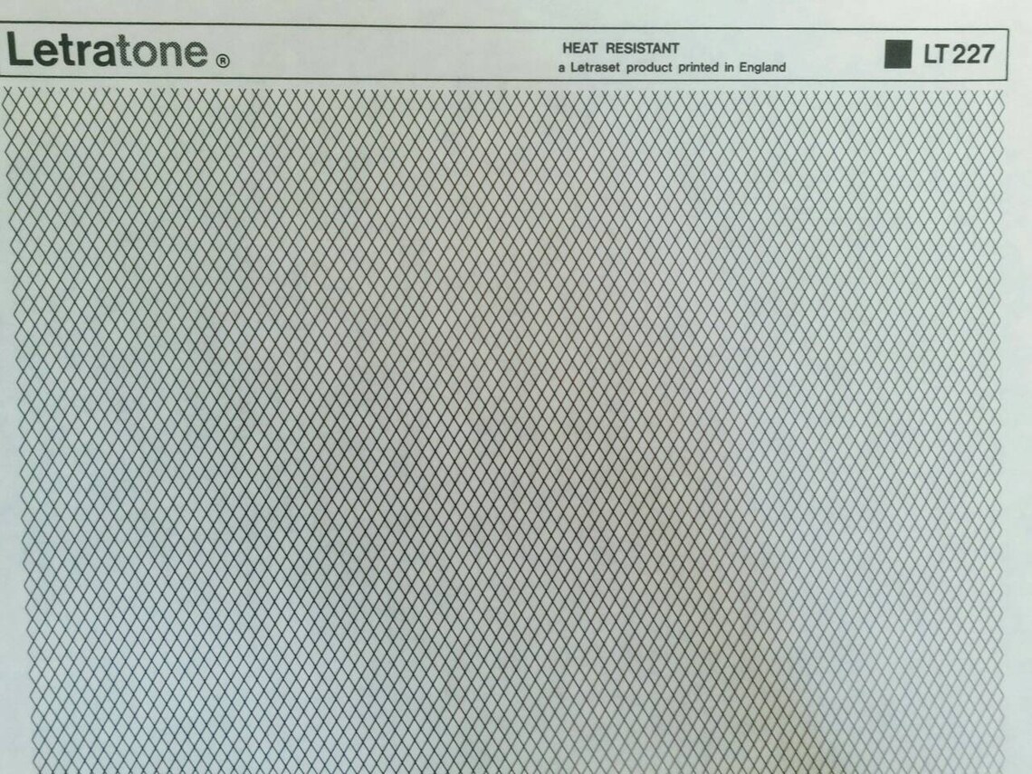 DIAMOND GRID / Diamond Pattern - Letraset Letratone Manga Screentone ...