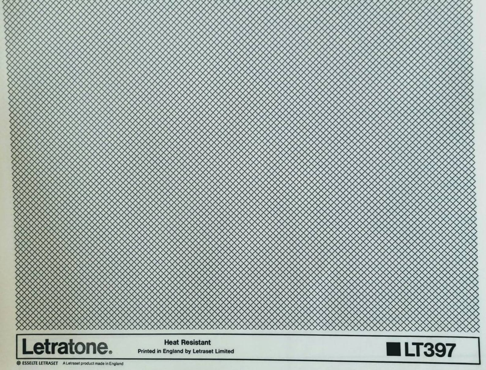 DIAMOND GRID / Diamond Pattern - Letraset Letratone Manga Screentone ...