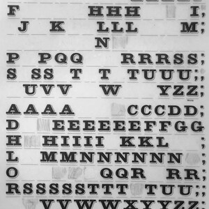 GOLD RUSH - LETRAGRAPHICA Letraset Dry Rub on Letter Transfers (choose ...