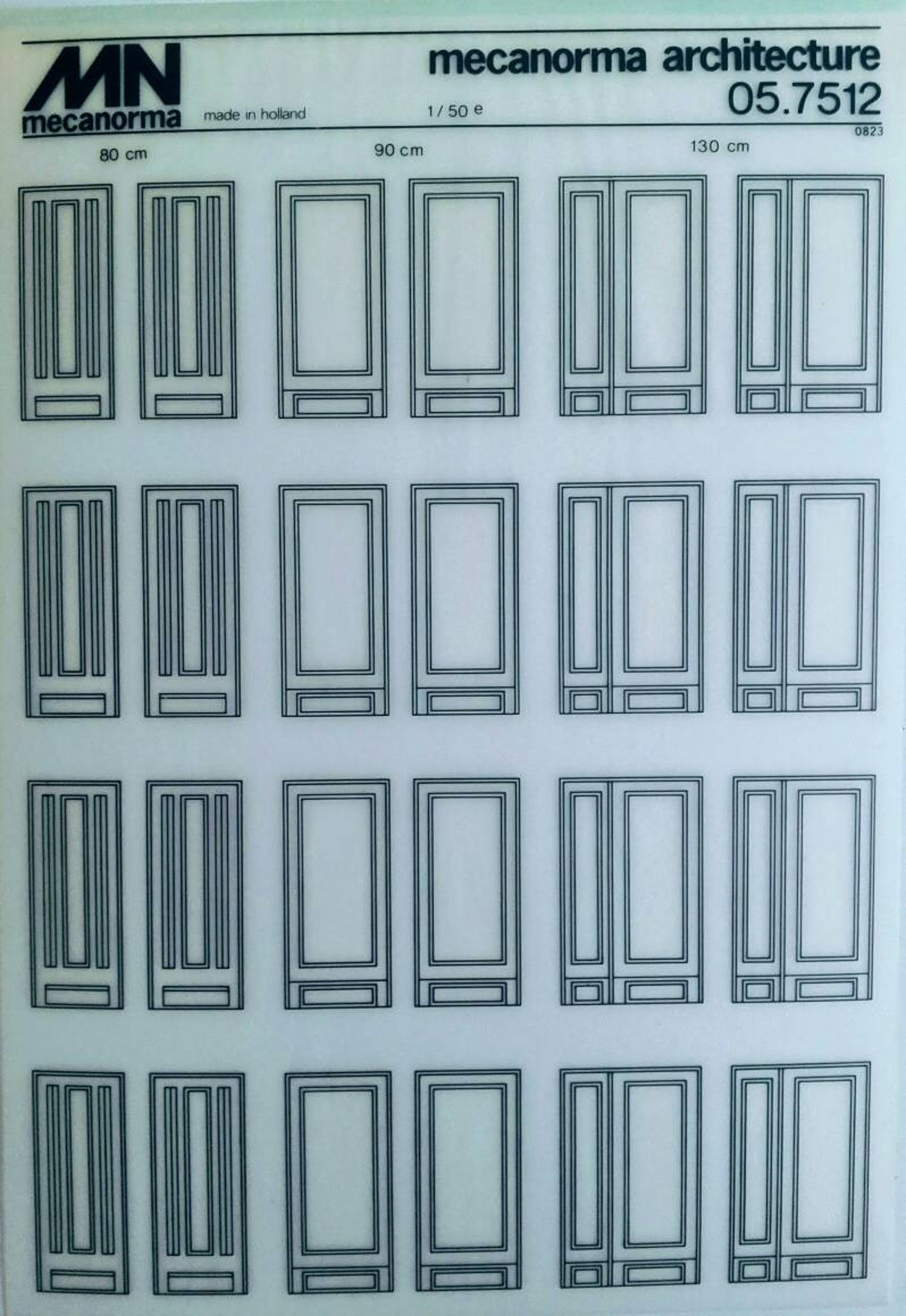 DOORS/WINDOWS Rub on Pictures Small Mecanorma Architecture - Etsy