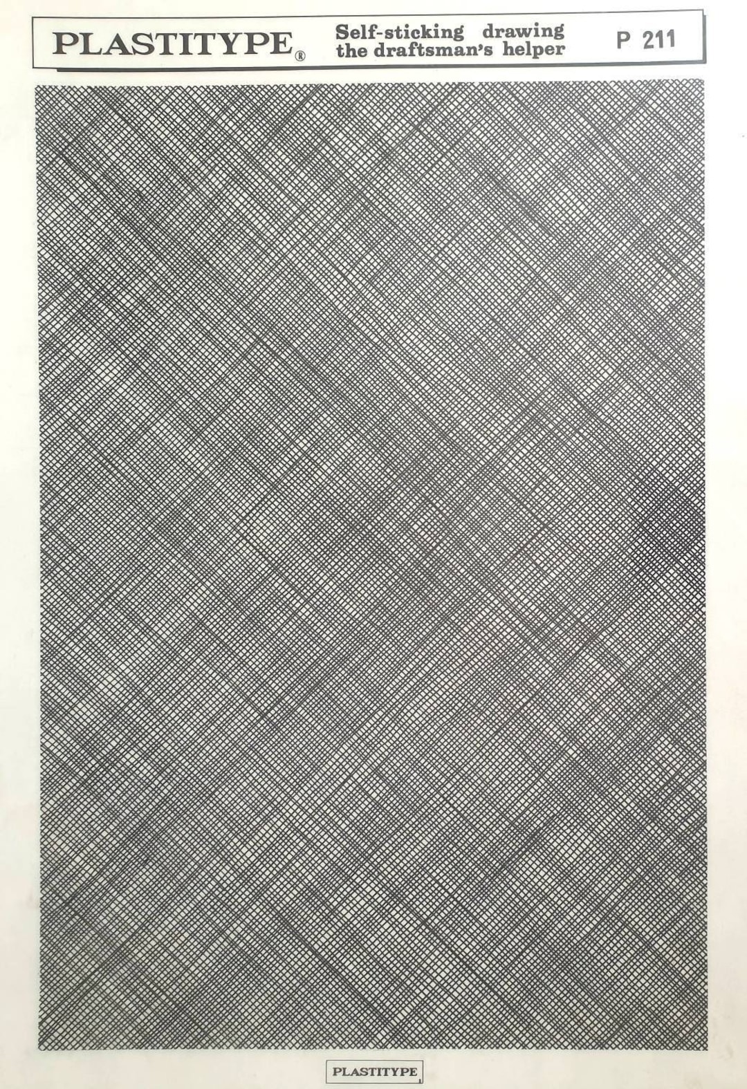 CROSS HATCHING / Drawn Lines - Manga Screentone Shading Film / Adhesive ...