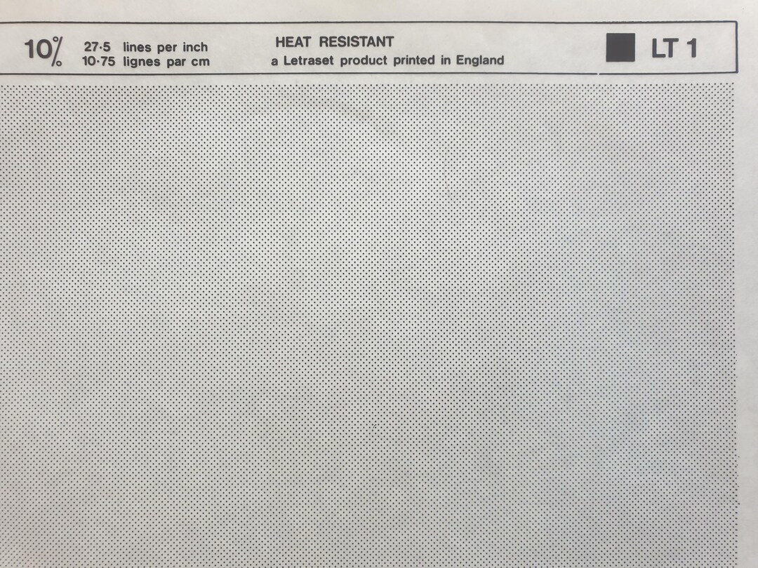 DOT TINTS / SHADING / Co Ordinated Dots Screentone 70% (LT1-LT23 ...