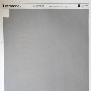 SQUARE GRID / Graph Letraset Letratone / Normatone Adhesive Manga ...