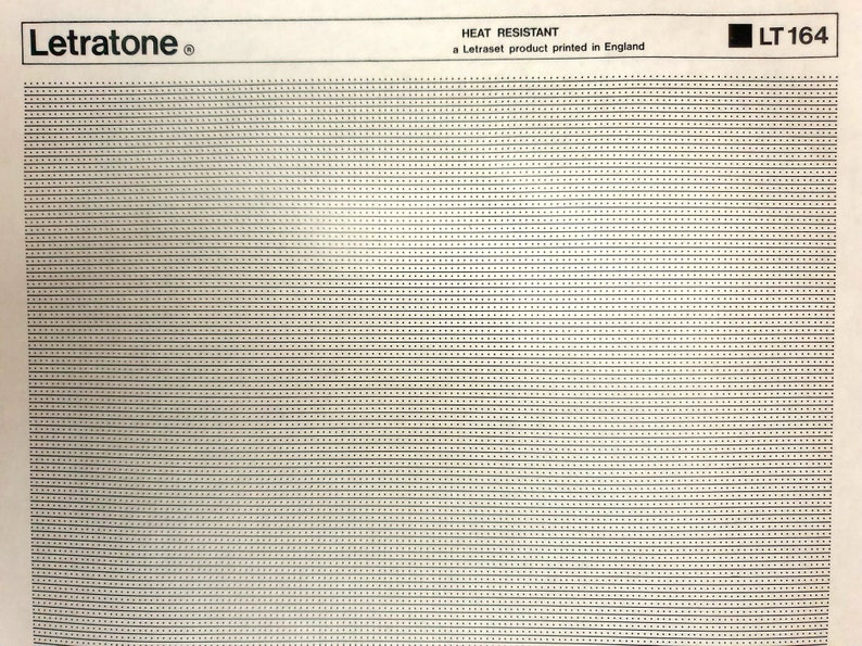 Varios PATRONES / TEXTURAS Manga SCREENTONE Letraset Letratone película ...