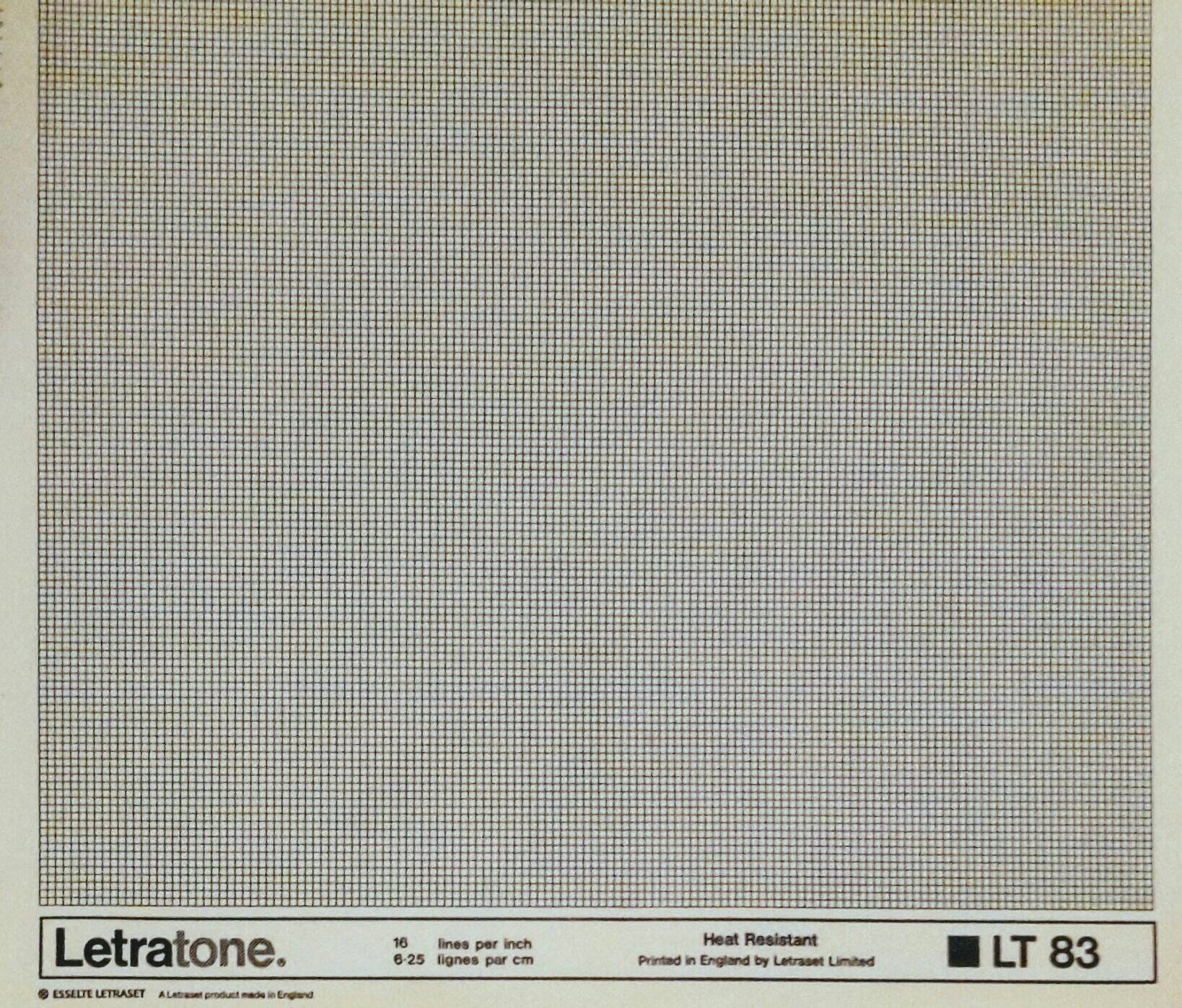SQUARE GRID Letraset Letratone / Normatone Adhesive Manga - Etsy UK