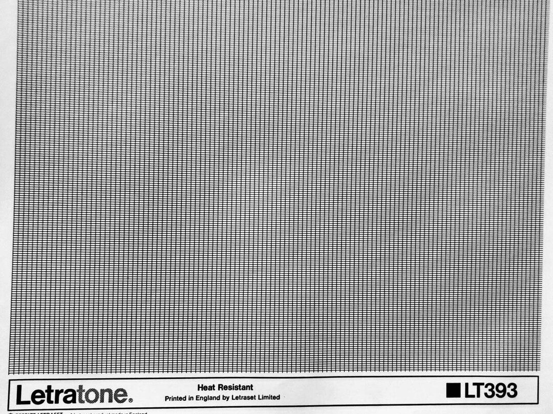 RECTANGLE GRID - Manga Screentone Letraset / Chartpak Letratone Tone ...