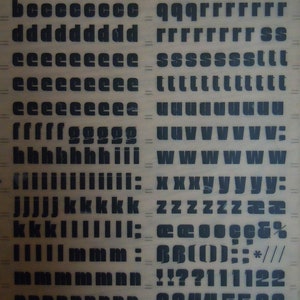 NEIL BOLD - Letraset / Mecanorma Instant Rub on Letter Transfers ...