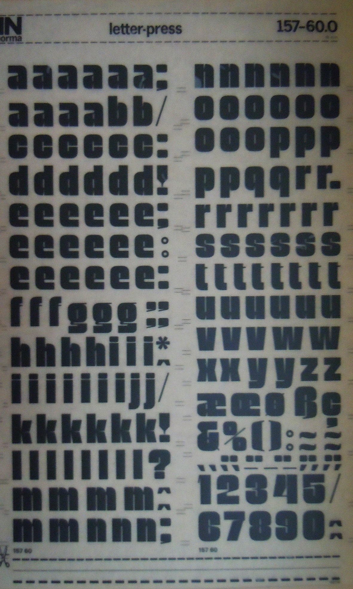 NEIL BOLD Letraset / Mecanorma instant rub on letter | Etsy