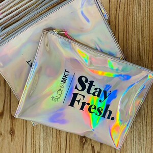 Pouch Bags Merch With Zipper and Your Logo Custom Colour Size and Print ...