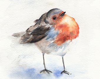 Little Fat Robin | Etsy