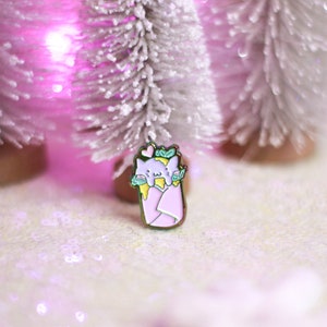 Purrito Rainbow Plated Enamel Pin | Etsy