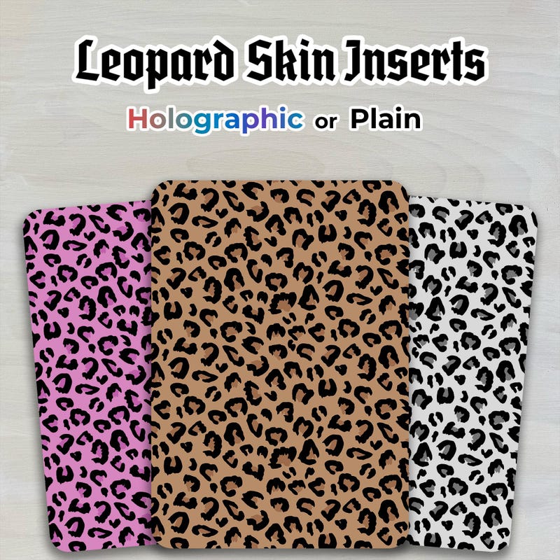 Leopard Print Inserts - Etsy
