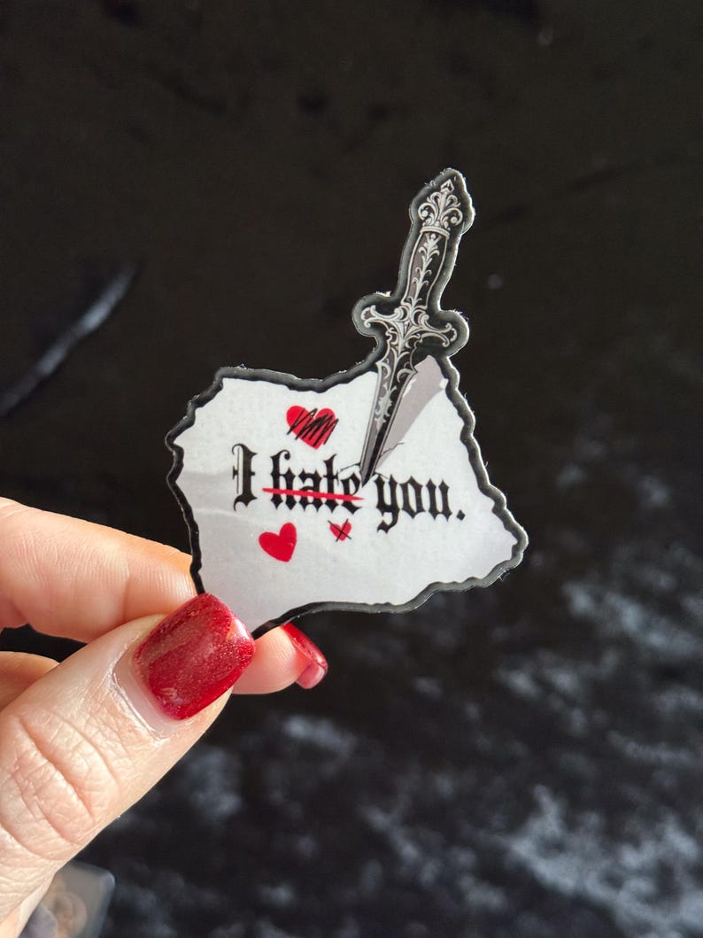Enemies to Lovers Dark Romance Stickers | Bookish Kindle Accessories - Etsy