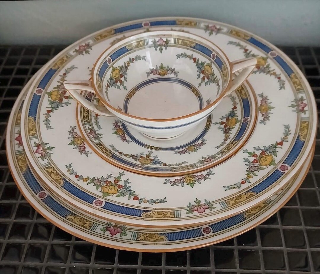 Set of Porcelain Antique China, Princess Collection, Mintons Est. 1793 ...