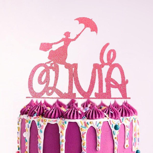 Mary Poppins Cake Topper - Etsy UK