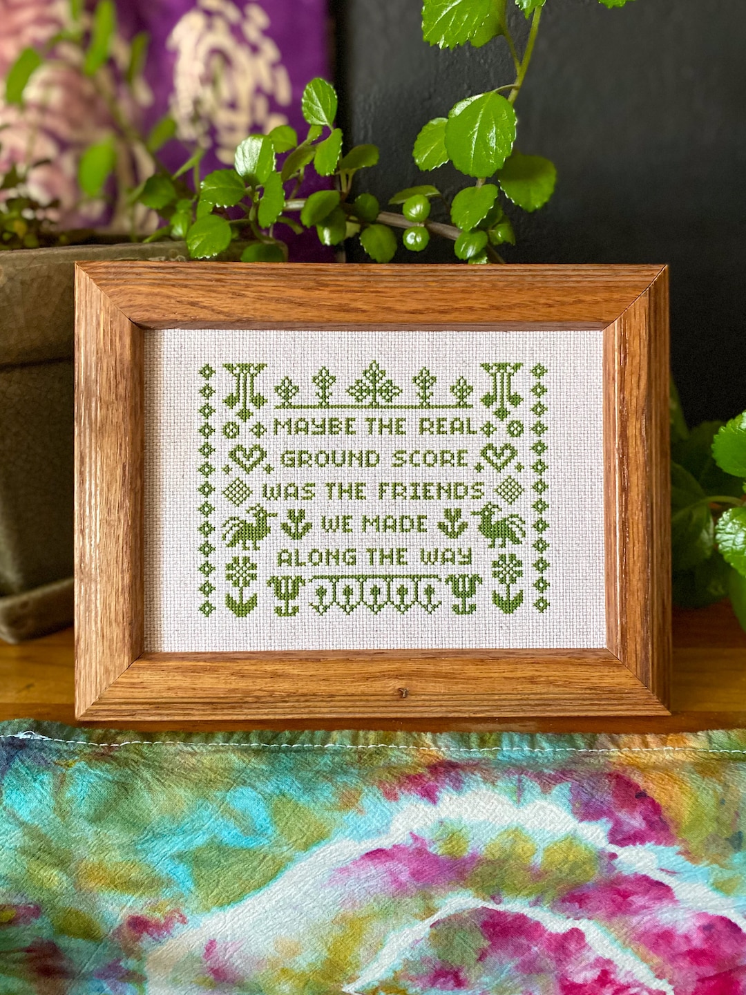 Hippie Friends 'ground Score' Art Print, Deadhead Jamband Cross Stitch ...