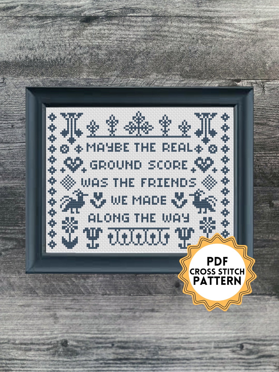 Ground Score Cross Stitch Pattern | Phish | Dead | Jamband Lot ~ PDF ...