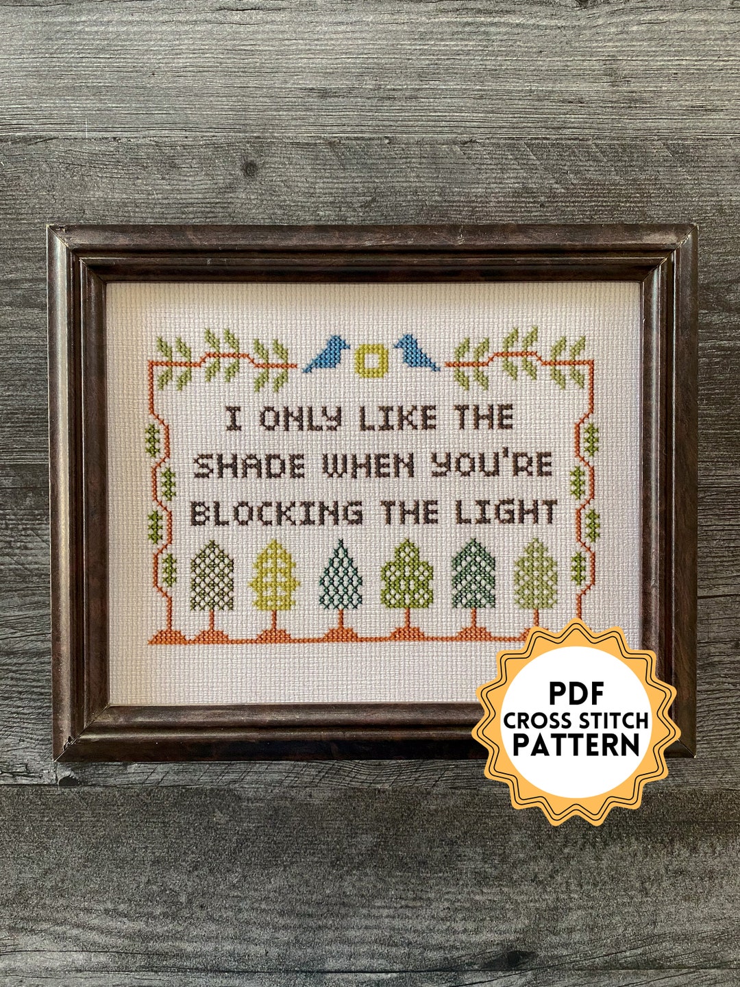 Phish Shade Sampler Cross Stitch Pattern ~ PDF Download - Etsy