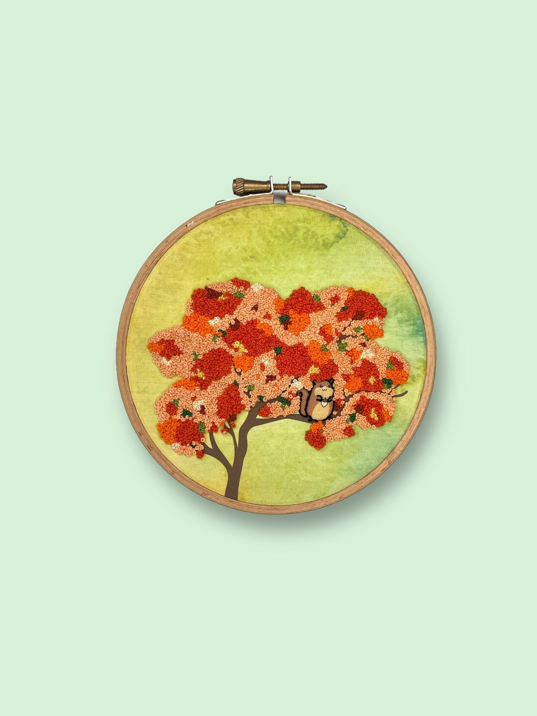 Autumn Embroidery Kit, Autumn Leaves Embroidery, Nature Embroidery Kit ...