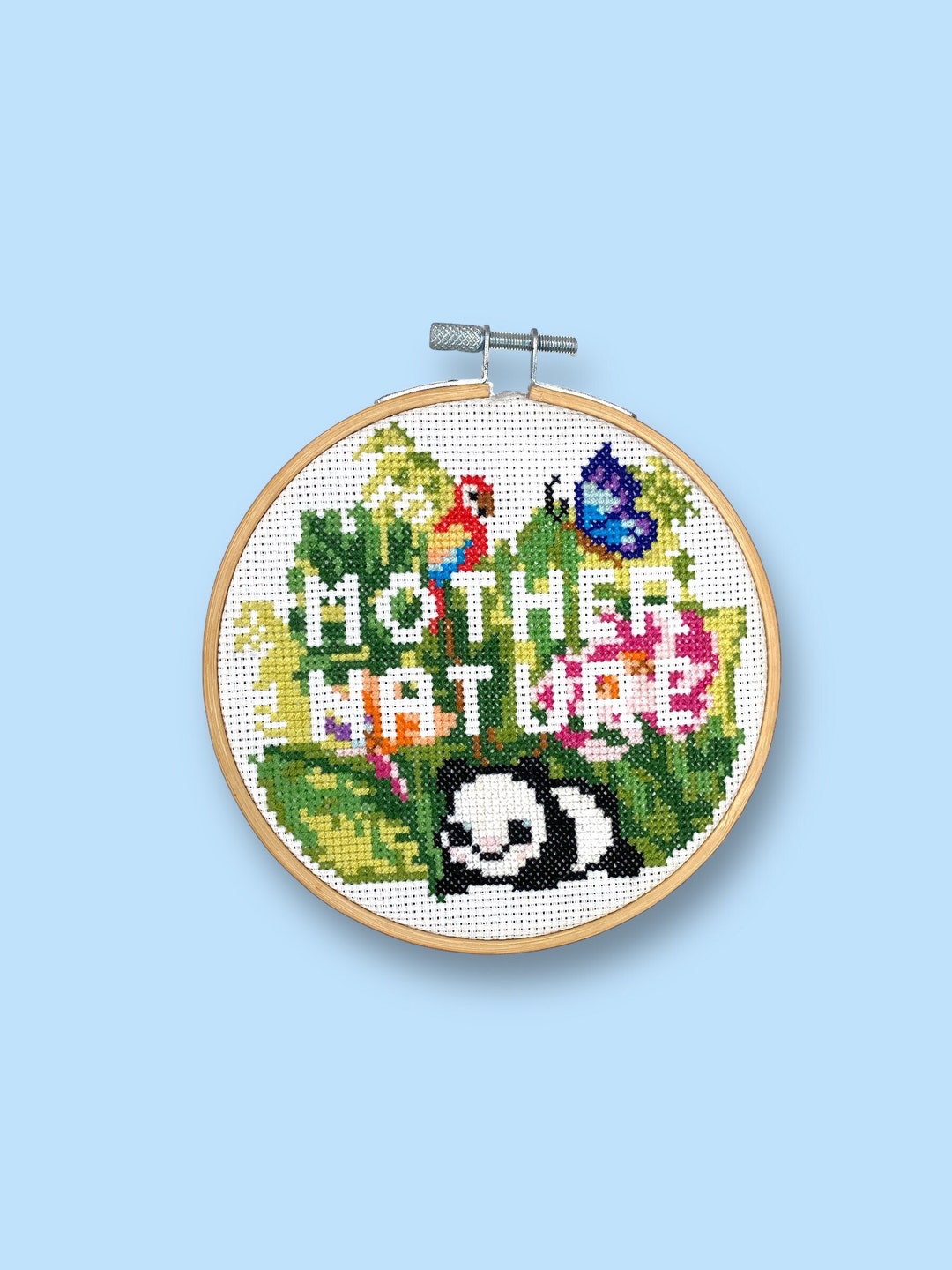 Mother Nature Cross Stitch Kit, Nature Cross Stitch Pattern, Nature ...