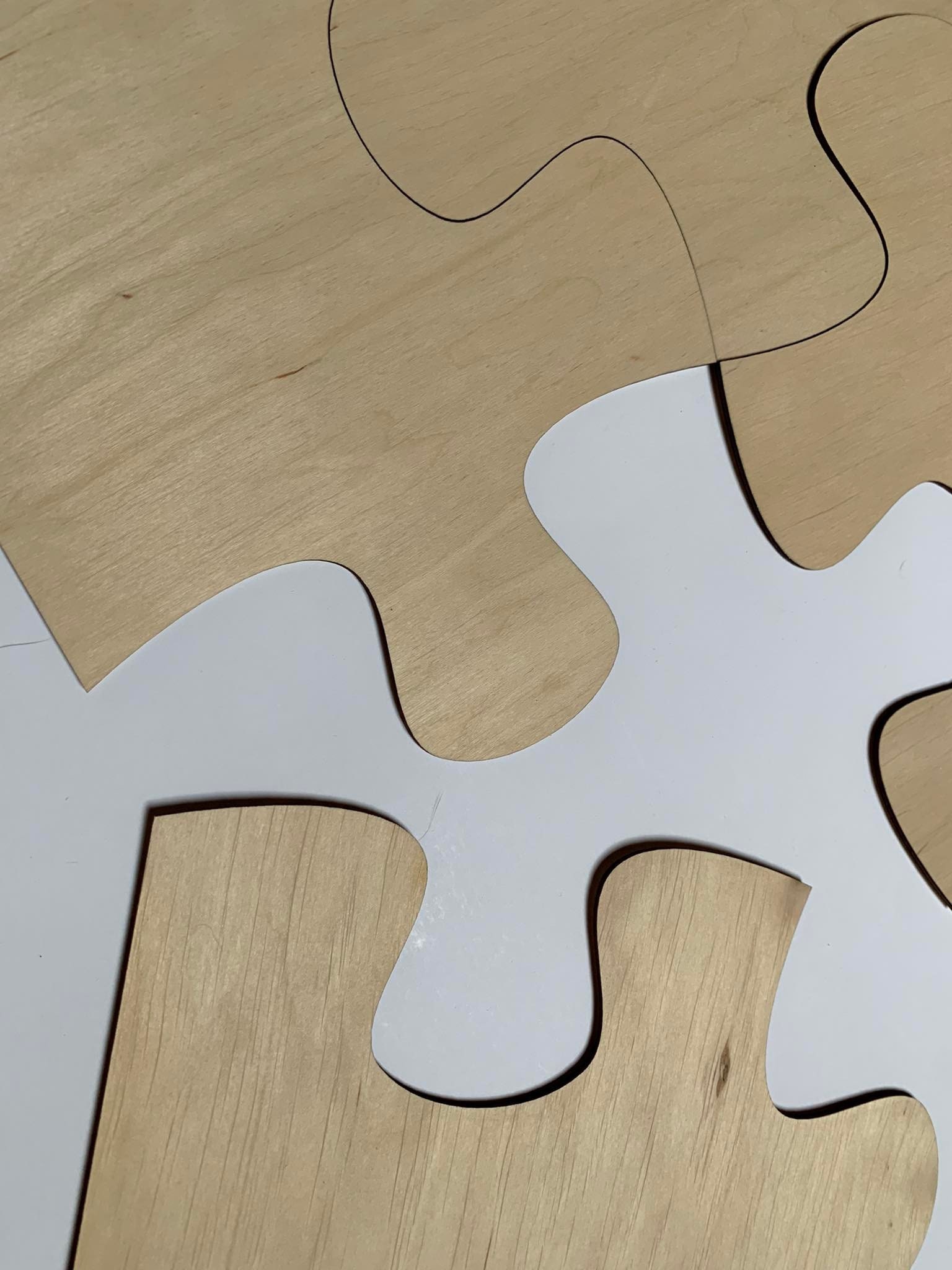 Large Puzzle Set Creative Toy DIY Blank Plywood Puzzle - Etsy