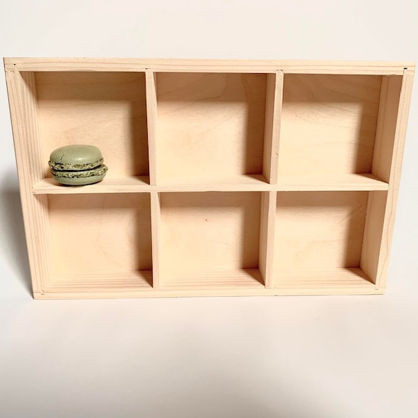 Shadow Box Display Case With Shelves - Etsy