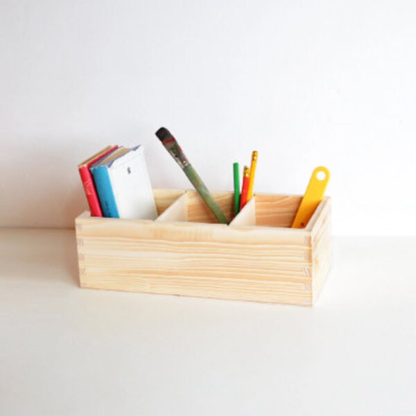 Wooden Postcard Box - Etsy