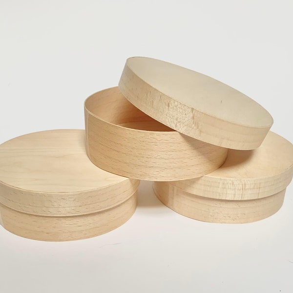 Round Wood Box - Etsy