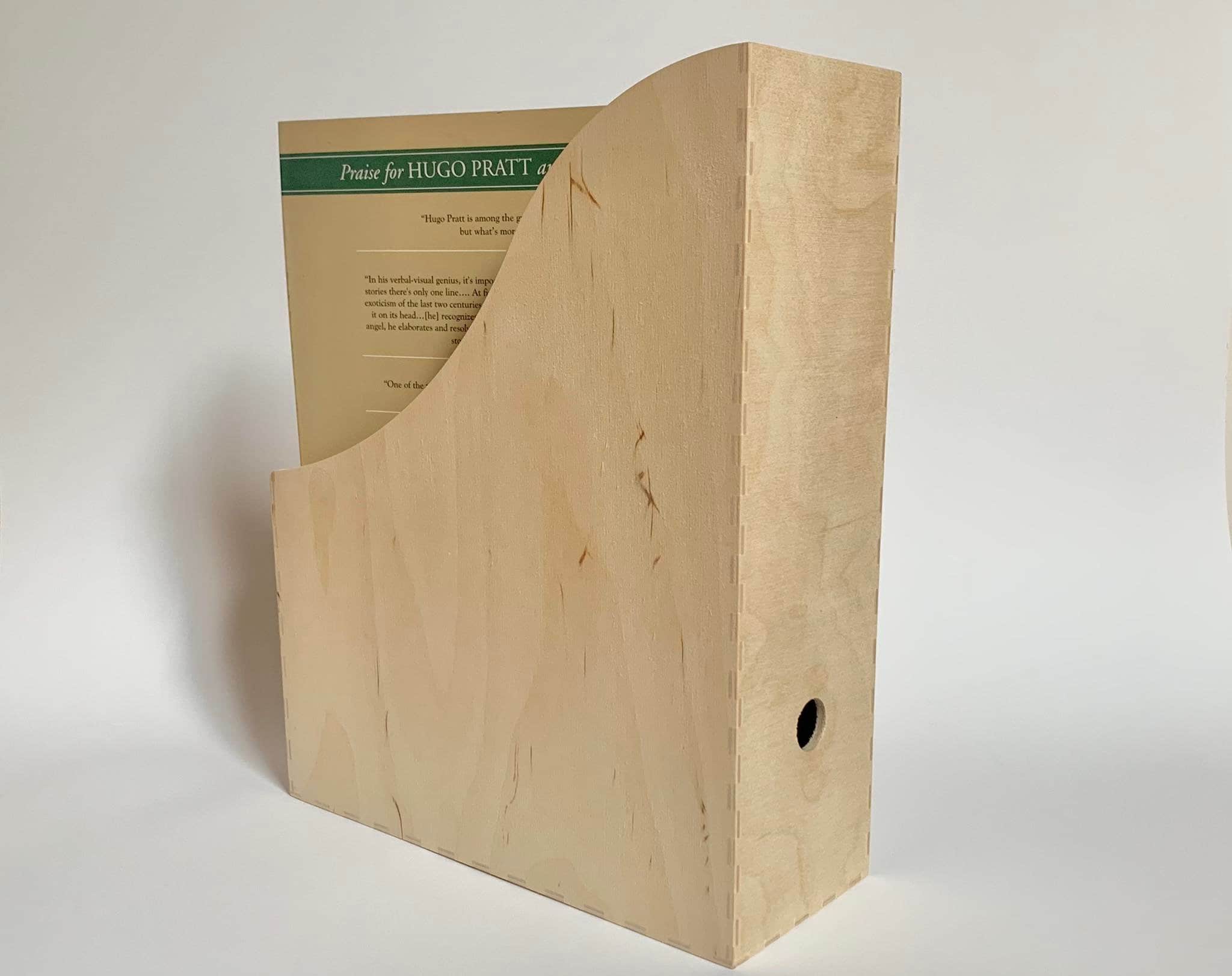 Set of 10 File Organizers Office Box, Wooden File Plain Storage, A4 ...