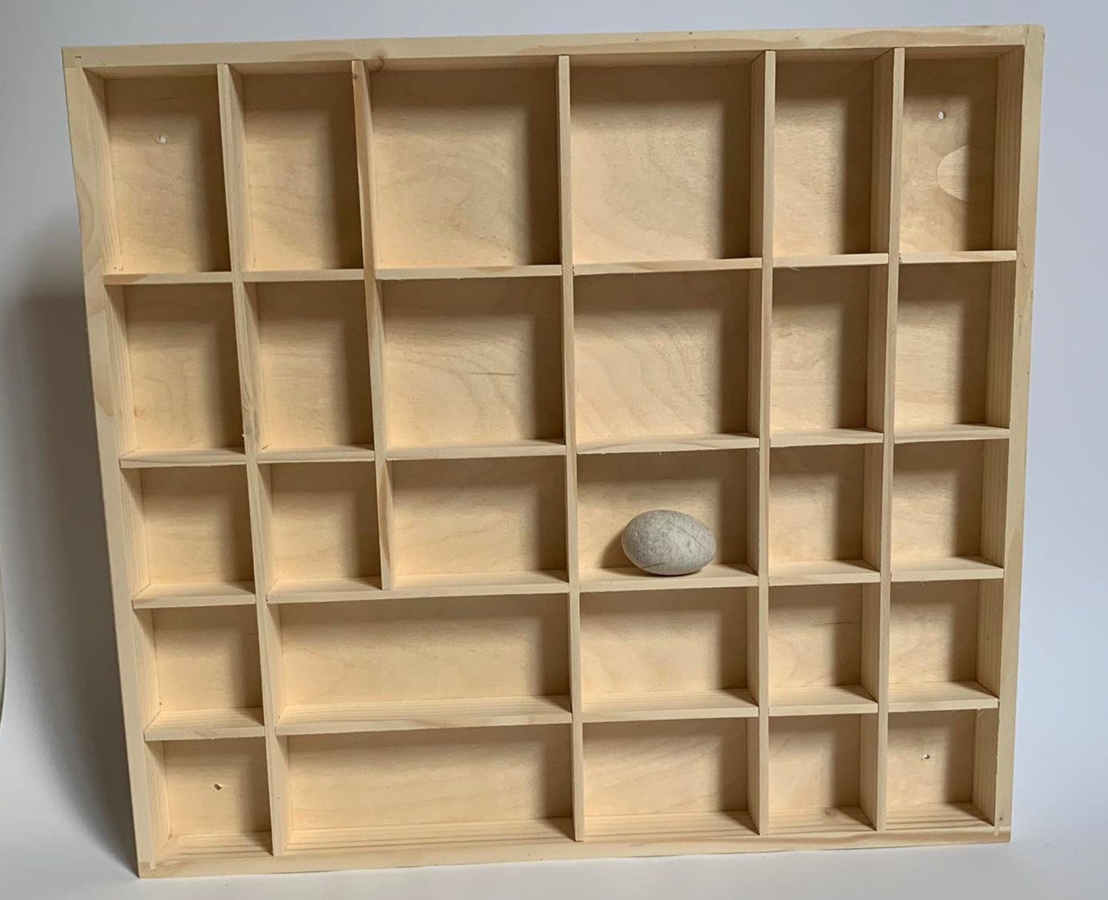 White Wooden Display 28 Compartments Spice Rack Knick Knack - Etsy