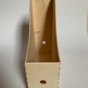 Set of 3 File Organizers Office Box, Wooden File Plain Storage, A4 ...