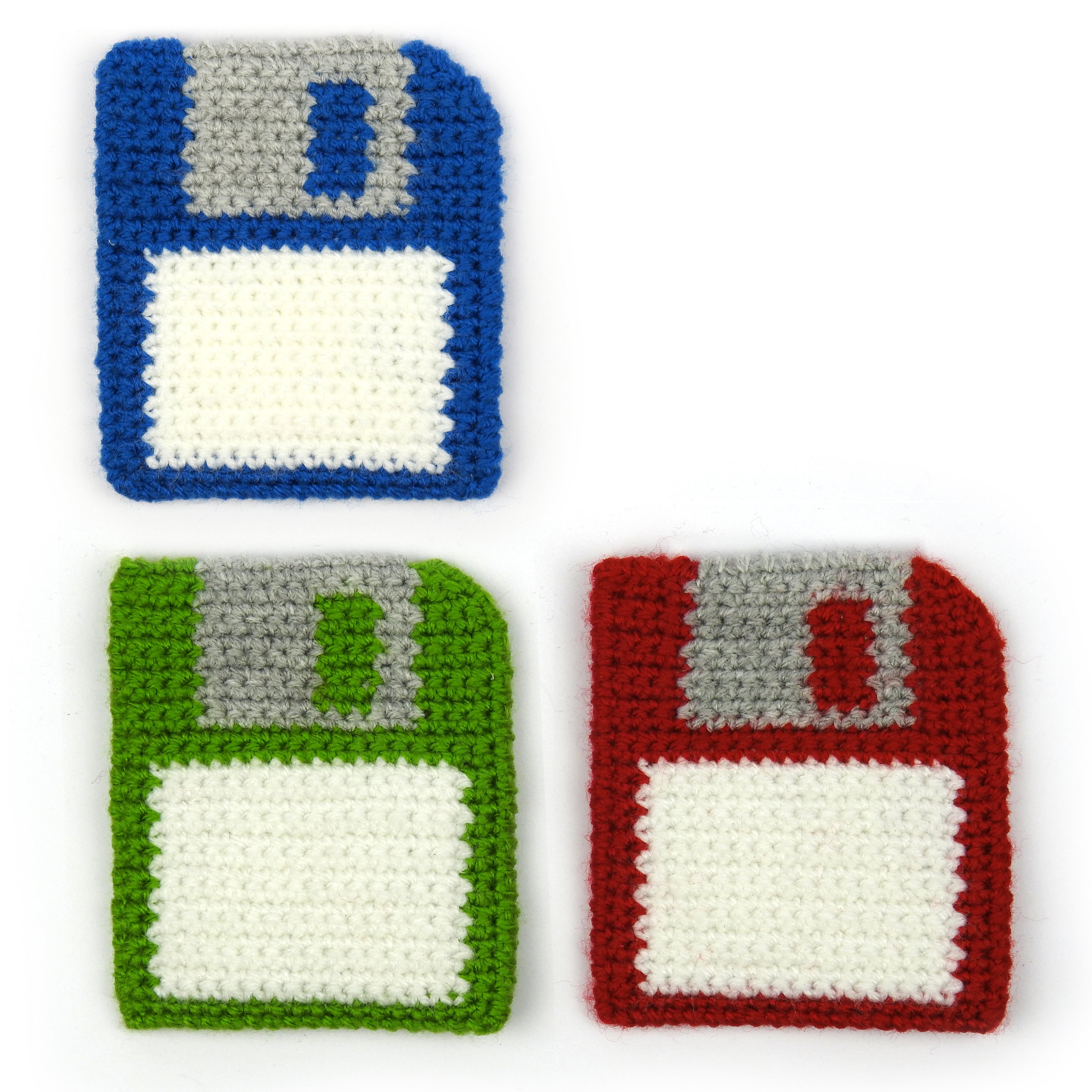Floppy-disk Coaster Crochet Pattern. - Etsy
