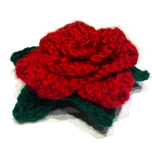 A Rose Crochet Pattern. - Etsy
