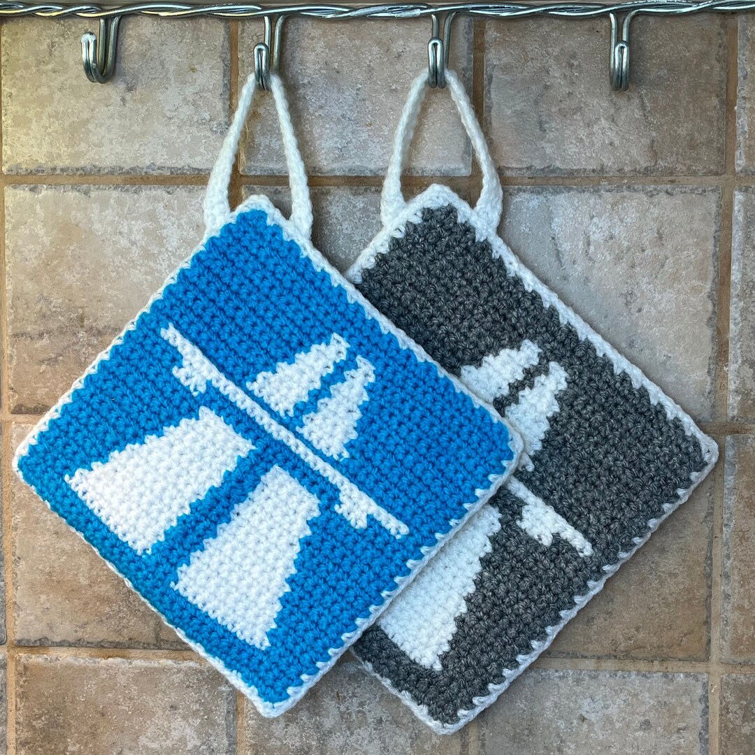 Autobahn Pot Holder Crochet Pattern. - Etsy