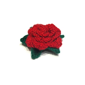 A Rose Crochet Pattern. - Etsy