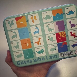 Guess Who I Am Dinosaurs - Etsy