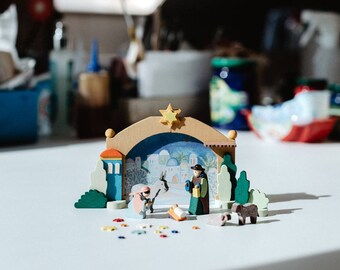 Micro Miniature Nativity Made From Grains of Rice - Etsy