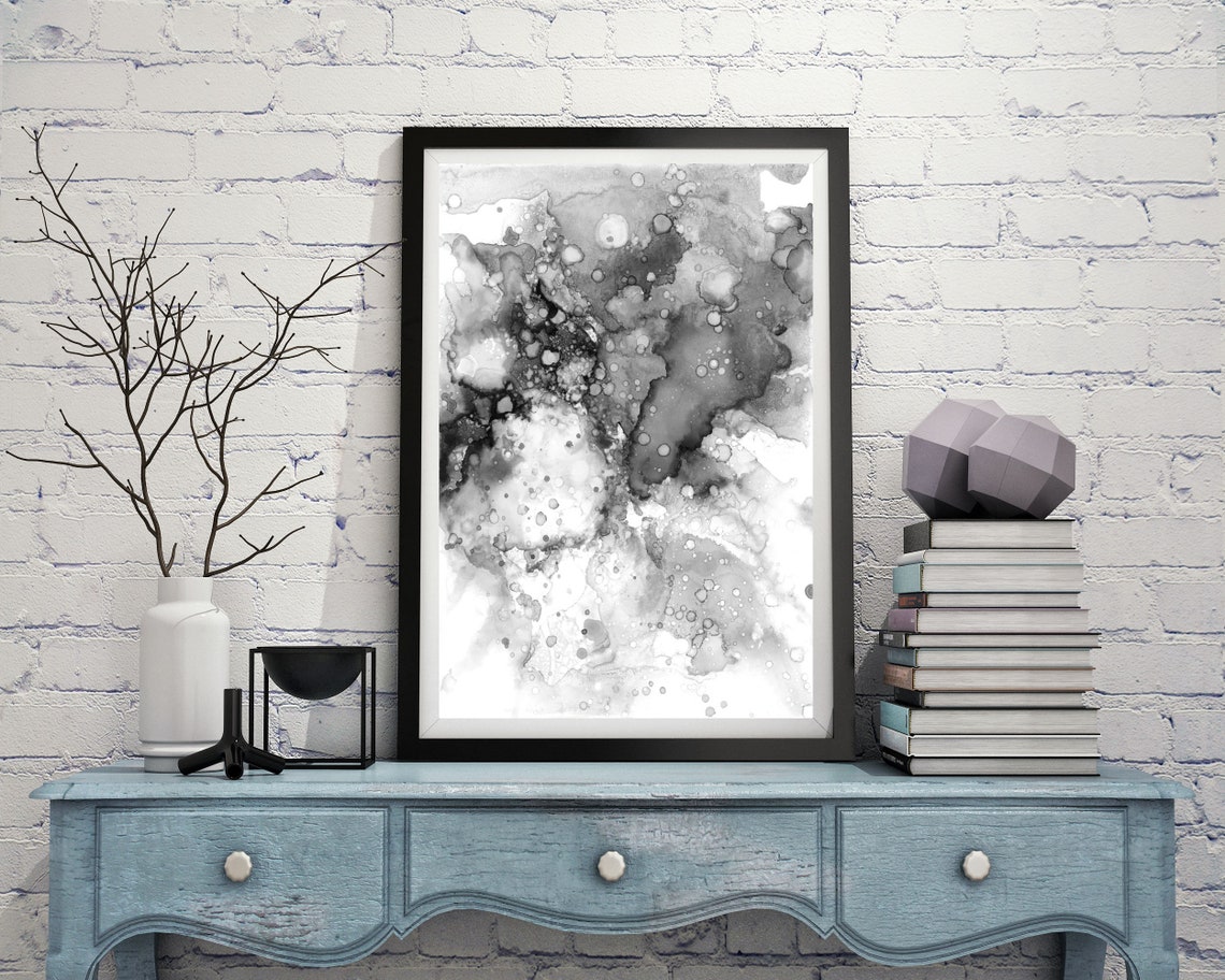 Black White Prints, Downloadable Prints, Printable Art, Abstract ...