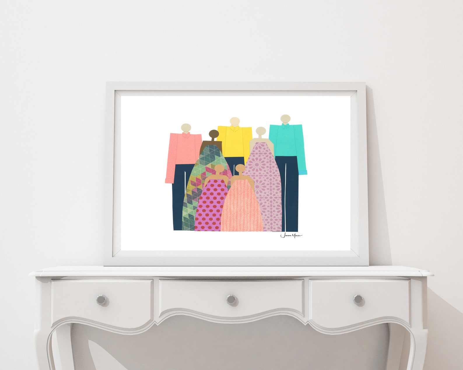 Large Printable Art, People of Color, Gift for Mom, Gift for Dad ...