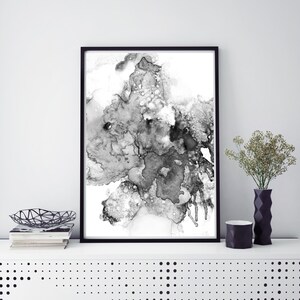 Printable Art, Abstract Printable, Black and White Printable Art ...