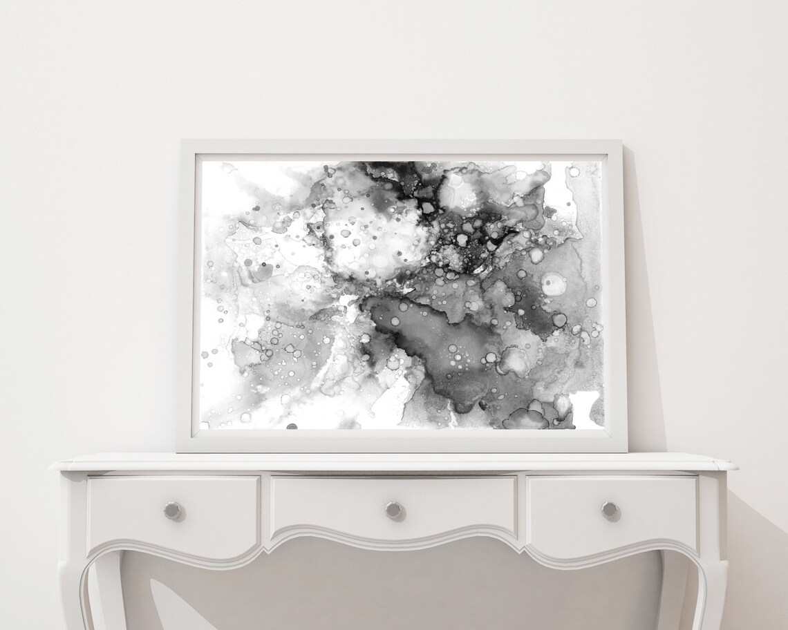 Black White Prints, Downloadable Prints, Printable Art, Abstract ...