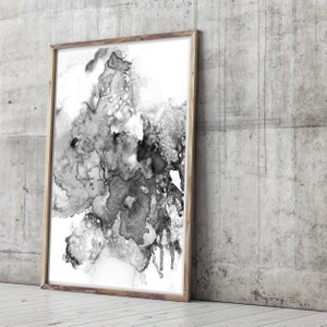 Printable Art, Abstract Printable, Black and White Printable Art ...