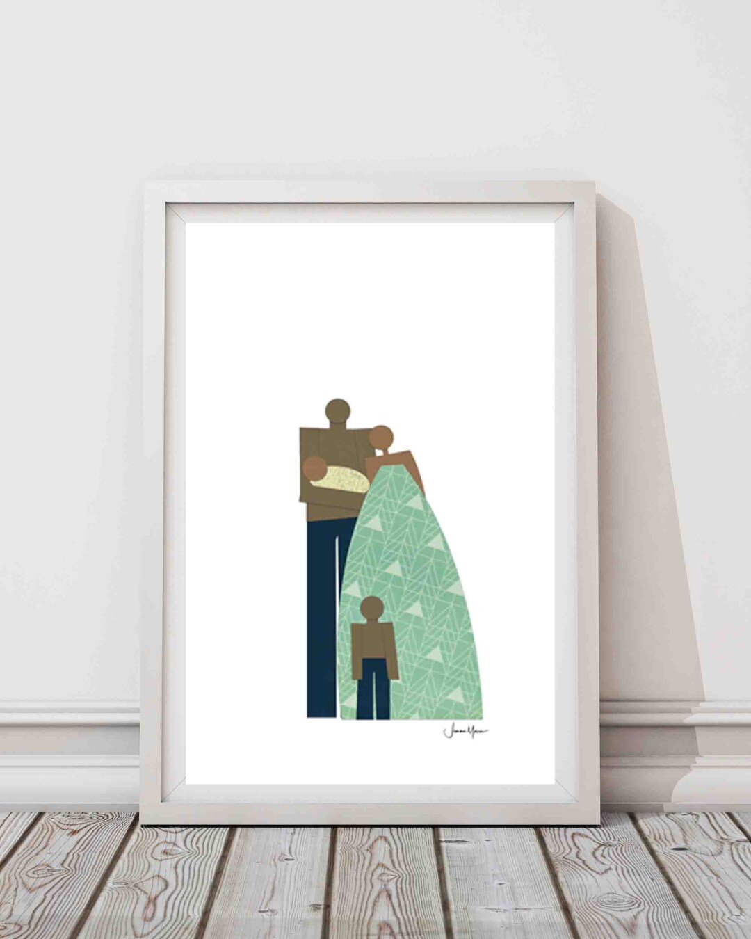 African American Family Portrait, New Born Art, Apartment Decor ...