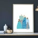 Printable Wall Art, Biracial Family, Diverse Family Portrait, Family ...