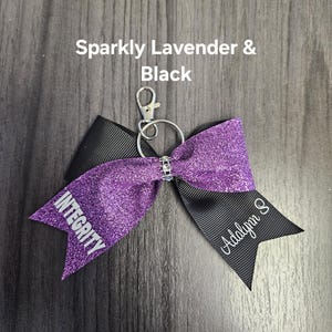 Cheer Bow Keychain - Etsy