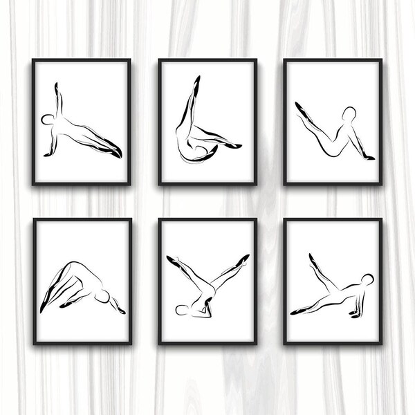 Pilates Wall Art - Etsy