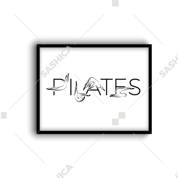 Pilates Poster Pilates Art Print Pilates Studio Decor | Etsy